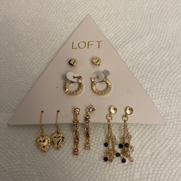 LOFT | Jewelry | New Loft Trinket Earrings Set | Poshmark